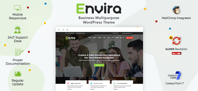 Envira - Pro | Nayra Theme | Premium Themes