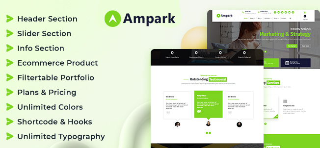Ampark - Pro | Nayra Theme | Premium Themes